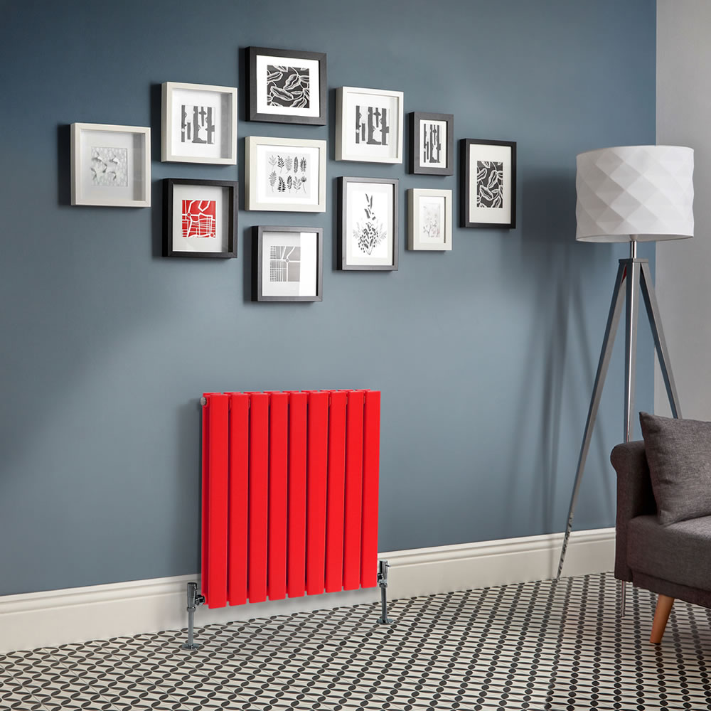 Preisvergleich für Design Heizkörper Horizontal (Doppellagig) 635mm x ...